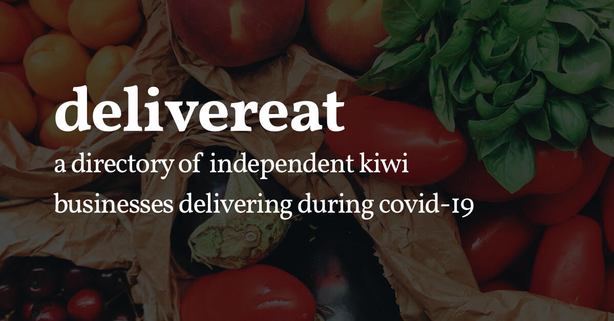 delivereat - a directory of independent 🥝 businesses delivering during ...